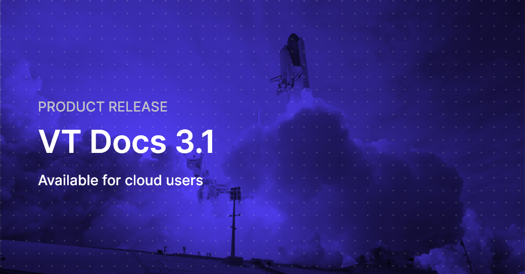 VisibleThread Docs 3.1 - What’s new | VisibleThread