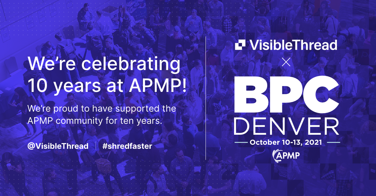 We are attending APMP's Bid & Proposal Con (BPC) Denver 2021