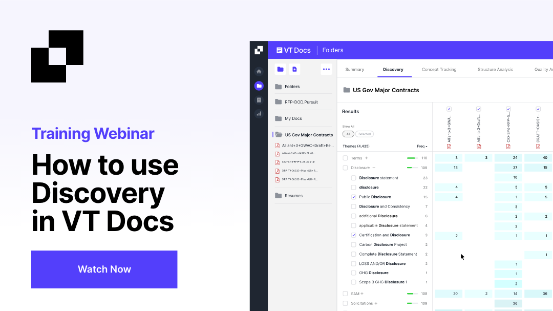 How to Use Discovery in VT Docs