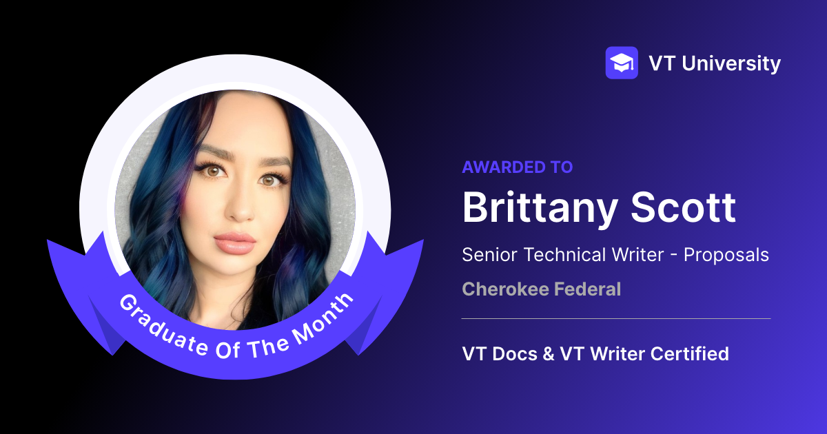 VT University - September Graduate Of The Month