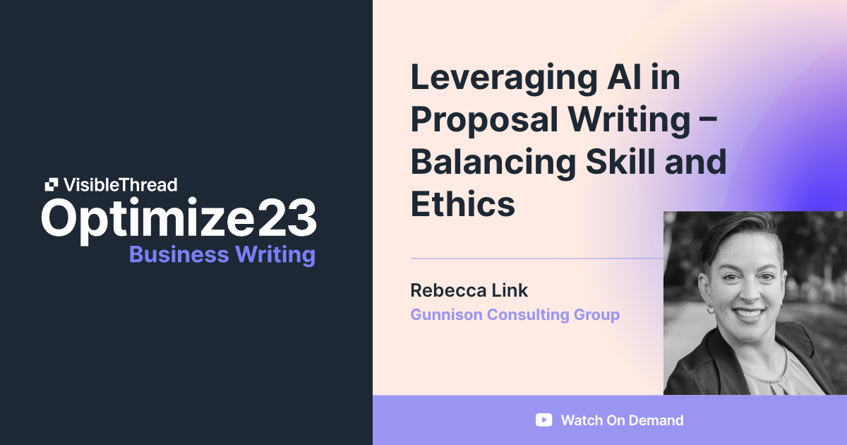 Leveraging AI In Proposal Writing - Balancing Skill And Ethics