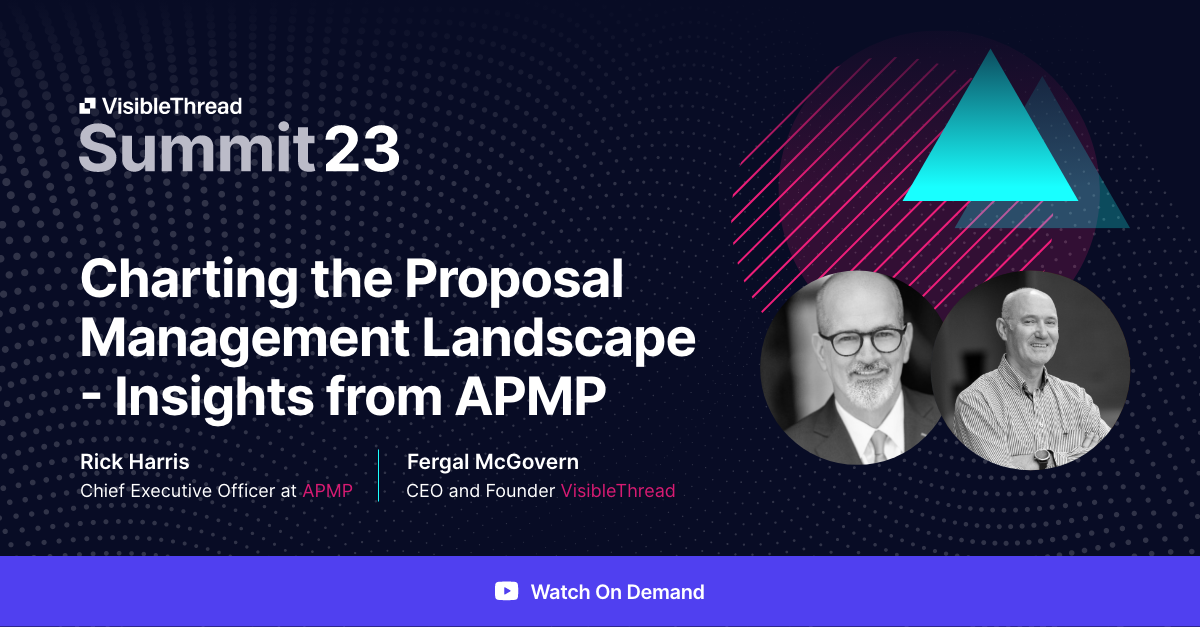 The Proposal Management Landscape - Insights from APMP