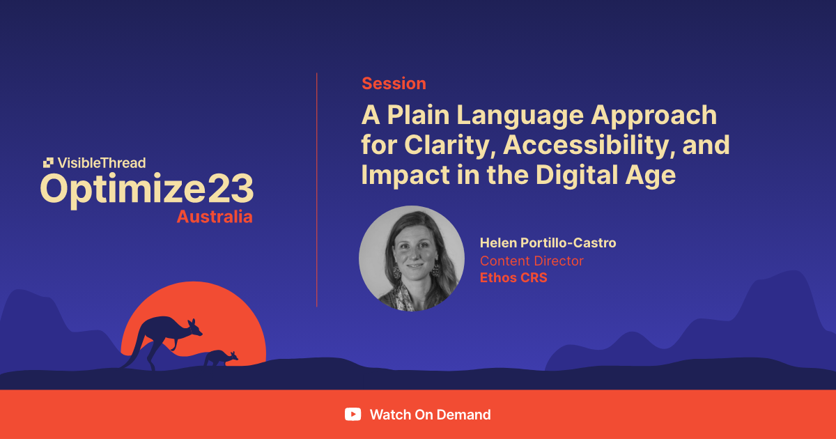 Clarity and Accessible Language for Digital Impact