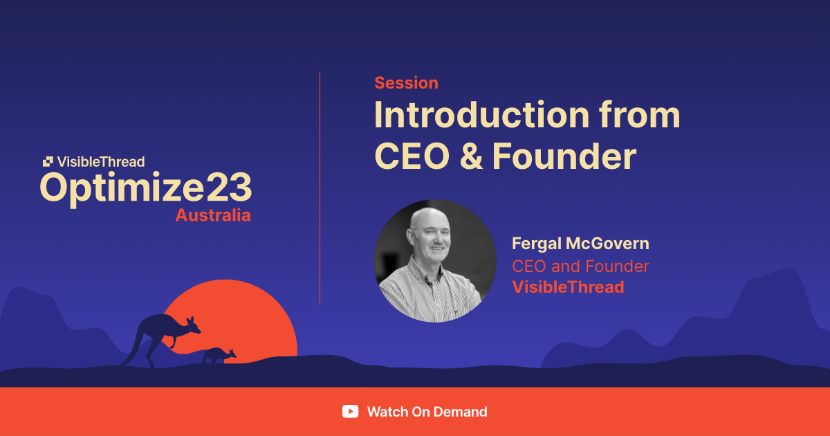 Optimize23 Opening Session: Introduction from CEO and Founder