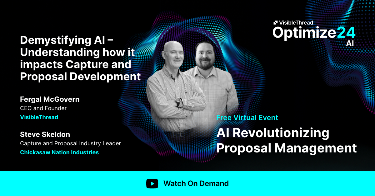 Demystifying AI in Capture and Proposal Development