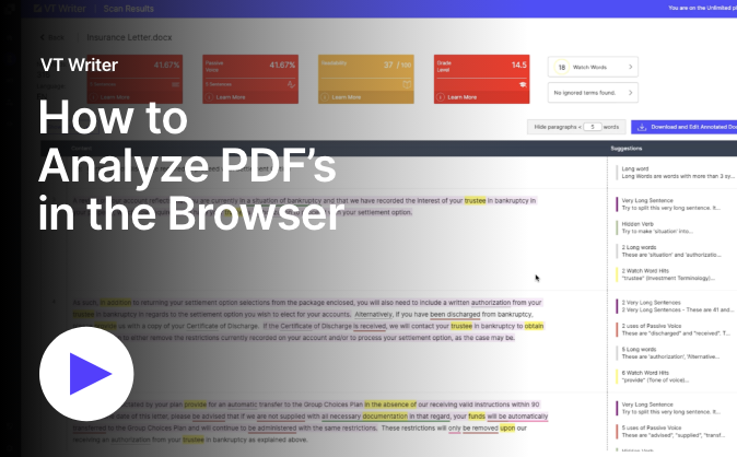 Product Videos-All Videos - VisibleThread - Language Analysis Platform