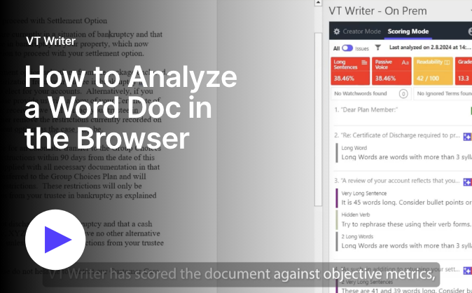 Product Videos-All Videos - VisibleThread - Language Analysis Platform