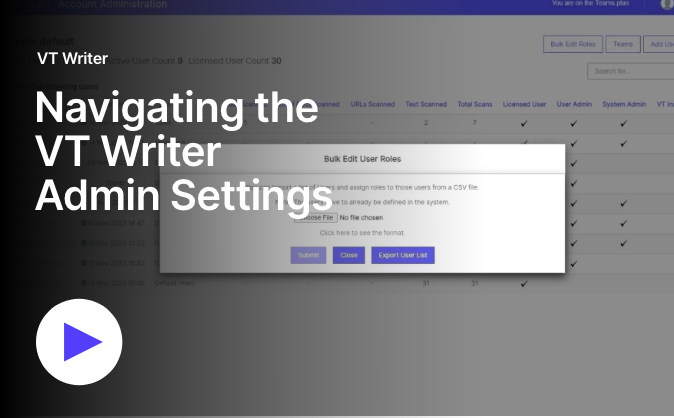 Product Videos-All Videos - VisibleThread - Language Analysis Platform