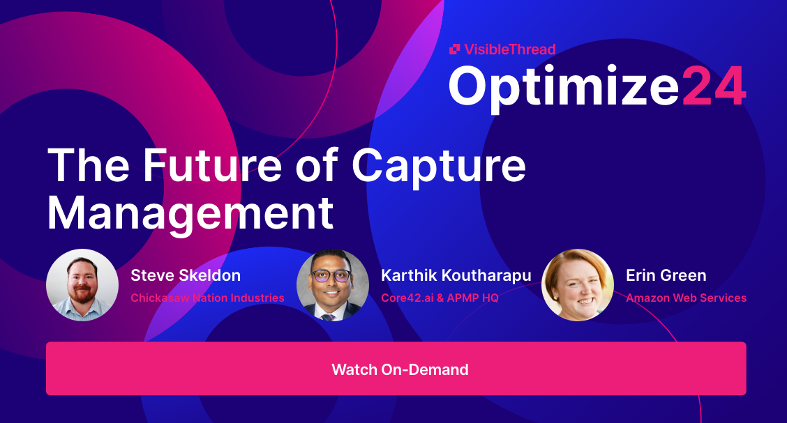 The Future of Capture Management - Optimize24