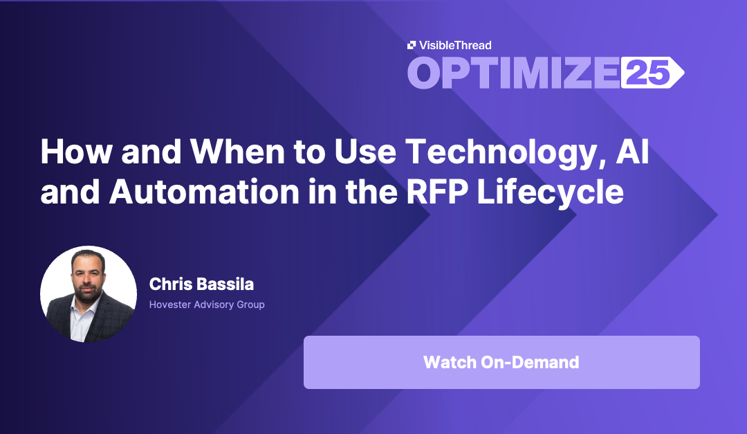 How & When to Use Technology, AI & Automation in RFP Lifecycle