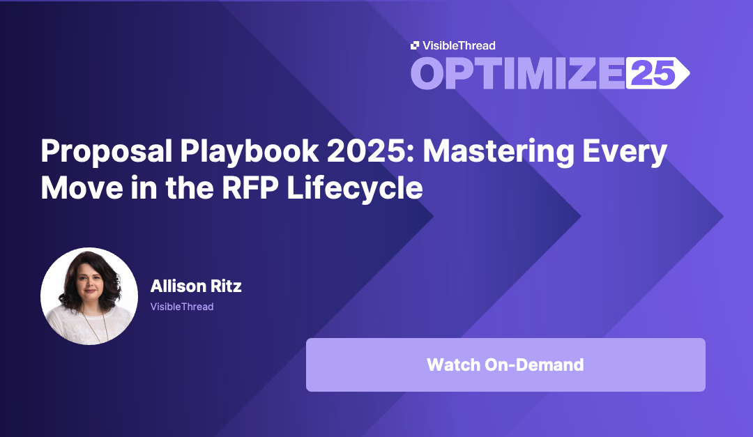 Proposal Playbook 2025: Mastering Moves in the RFP Lifecycle